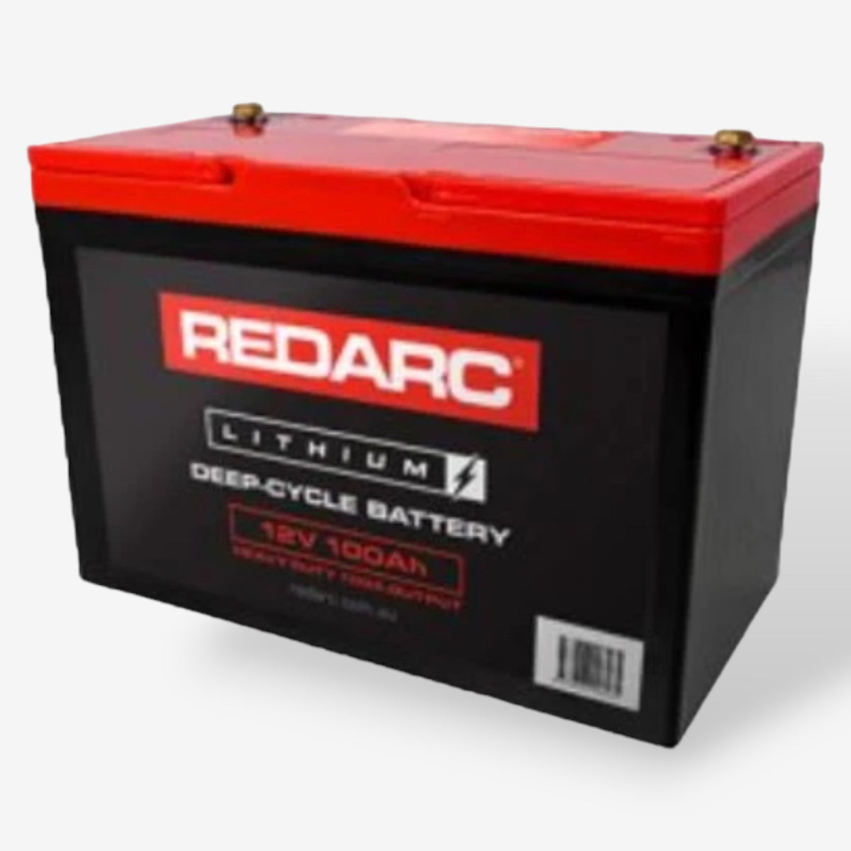 Redarc Lithium Deep Cycle Battery Heavy Duty 12V 100AH – 4x4industries