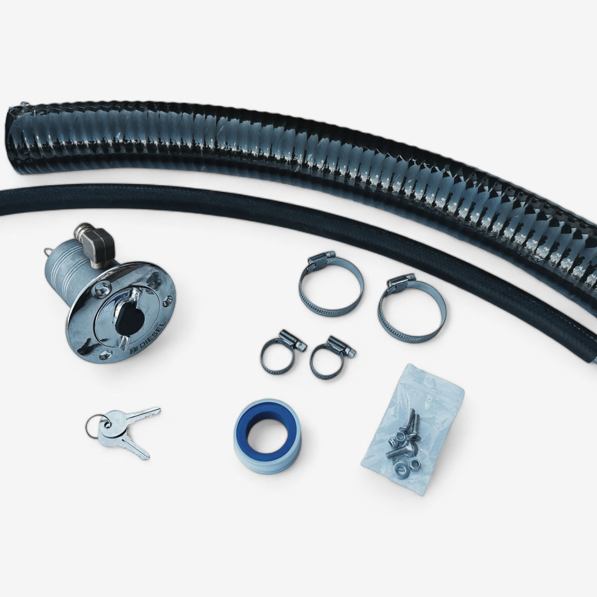 50mm Fuel Filler Relocation Kit - Lockable Stainless Steel – 4x4industries