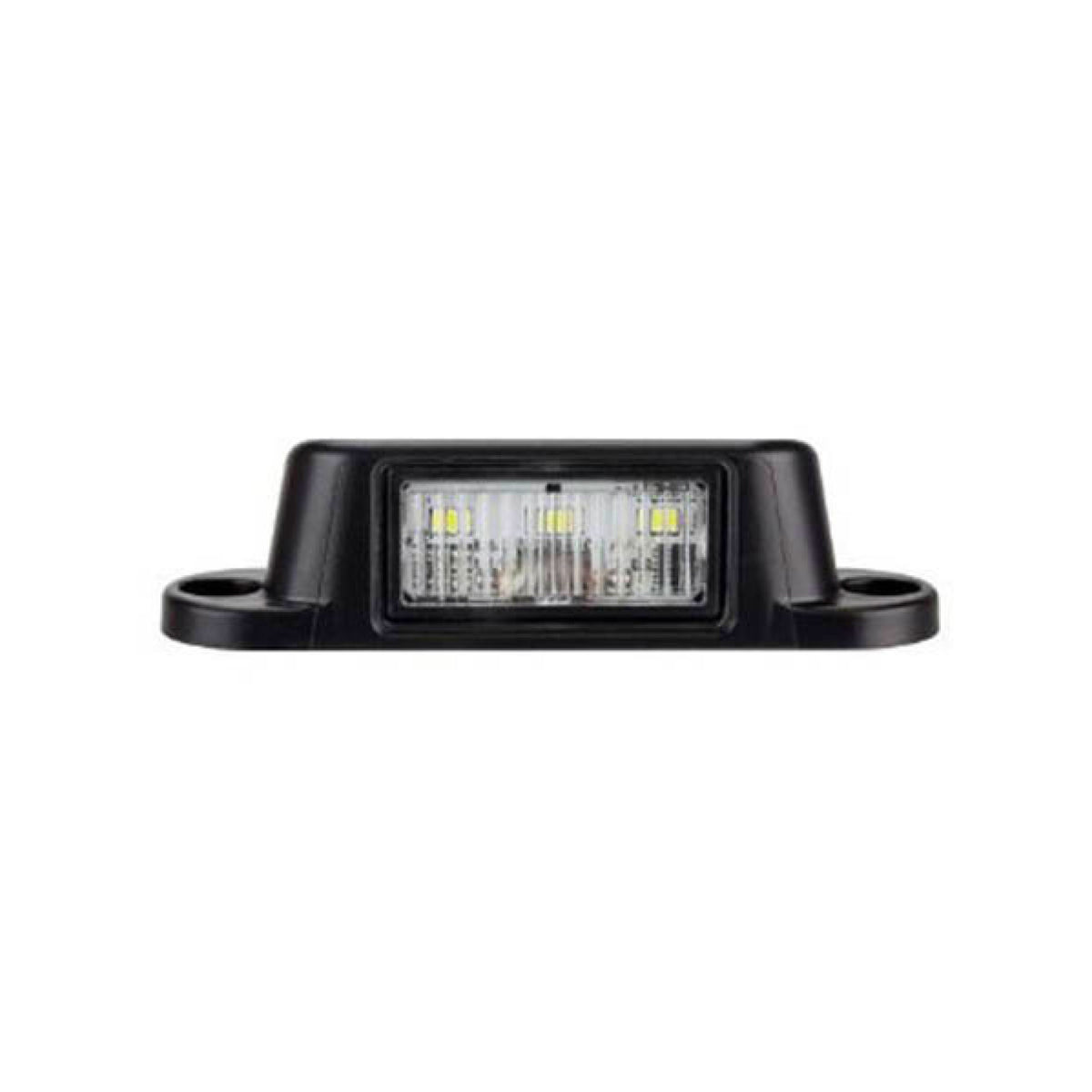 RoadVision licence plate LED 10-30v 4 LED surface mount BLACK ...