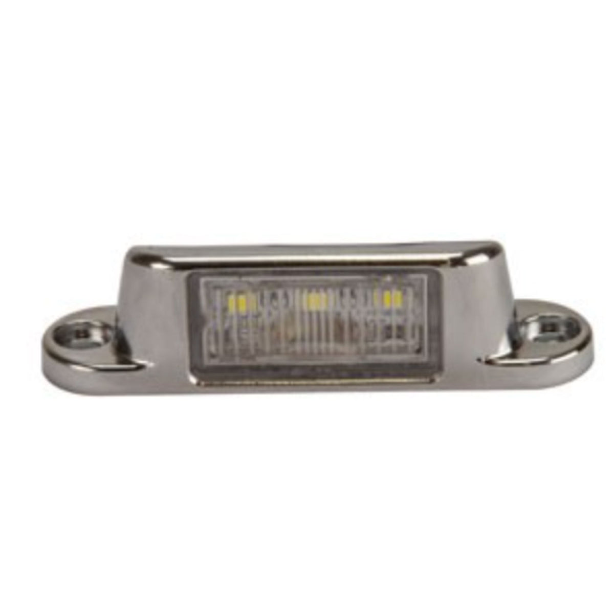 RoadVision licence plate LED 10-30v 4 LED surface mount CHROME ...